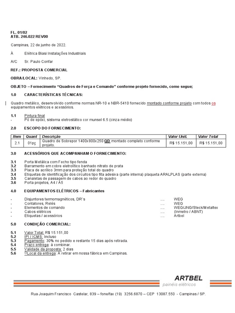 ARTBEL | PDF | Tecnologia e Engenharia