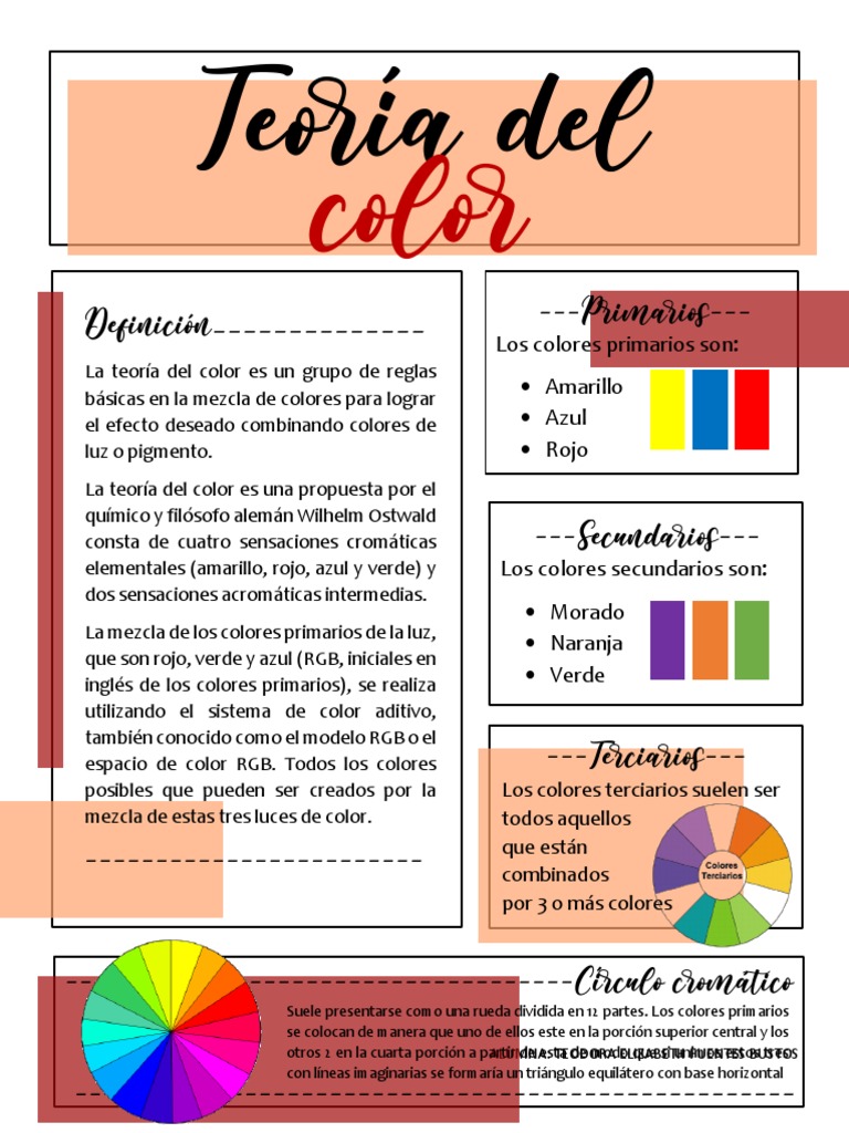 Teoría del Color y Círculo Cromático | PDF | Color | Sistema visual