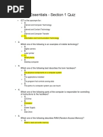 Basic Computer Navigation Skills Test | PDF | Icon (Computing) | System ...