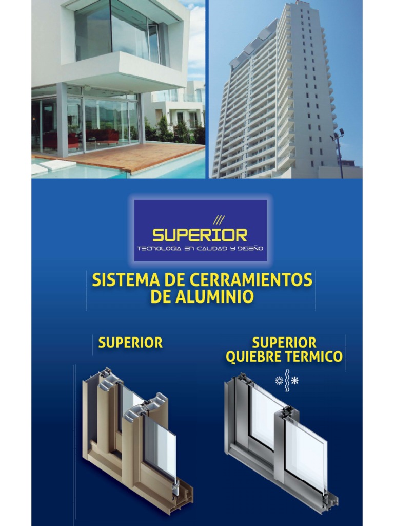 Perfiles Aluminio - Catalogo Linea Superior PDF | PDF