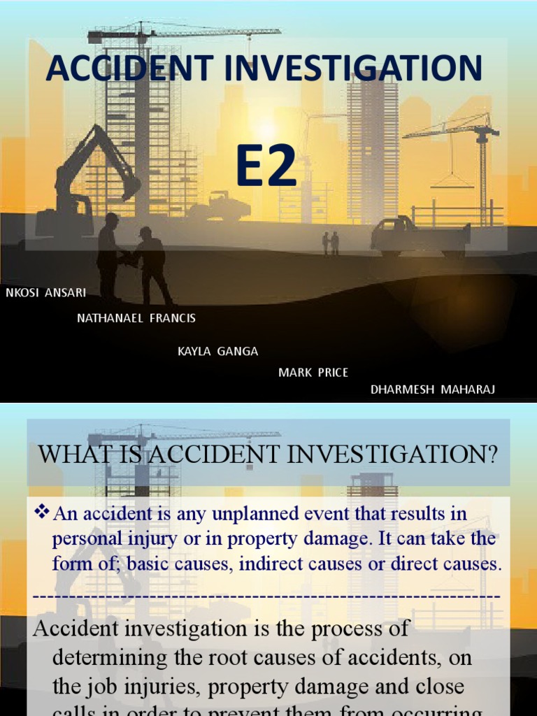 PowerPoint Accident Investigation | PDF
