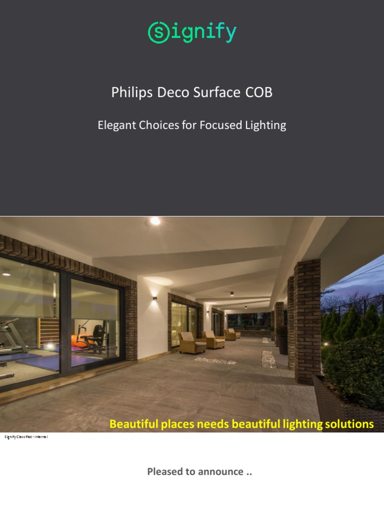 Deco Surface COB | PDF | Lighting | Building Engineering