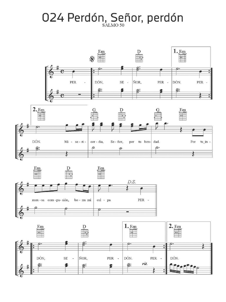 024 Perdon Señor Perdon | PDF