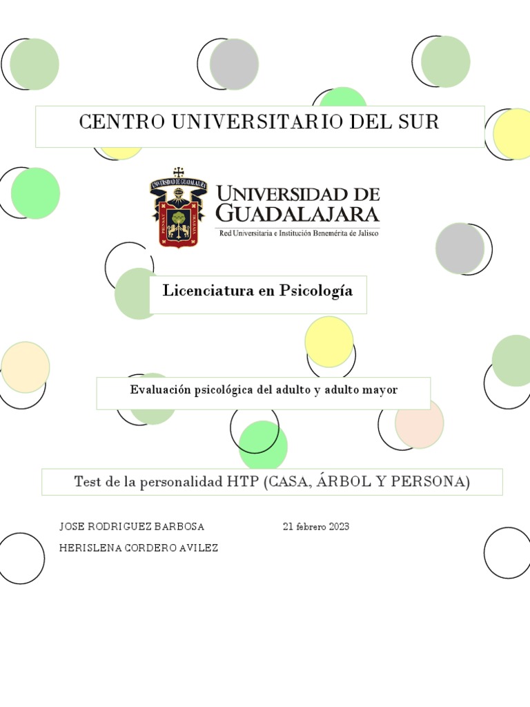 Htp Test De Personalidad Descargar Gratis Pdf Sicología Sexualidad