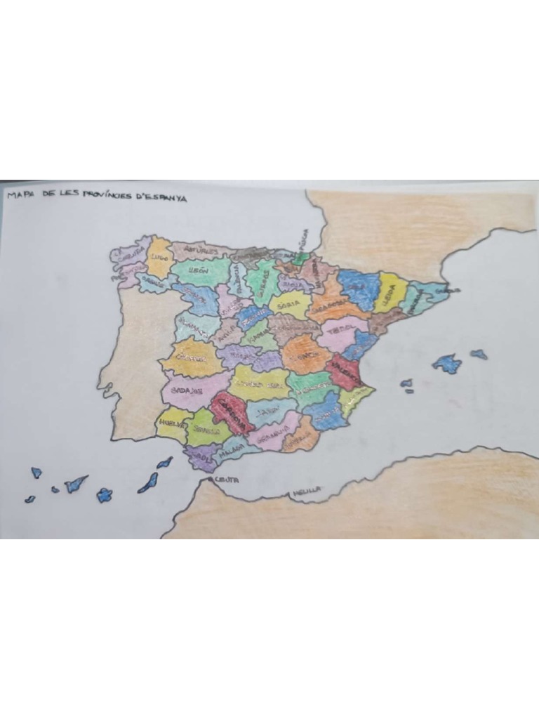 Mapa Provincias de España PDF | PDF