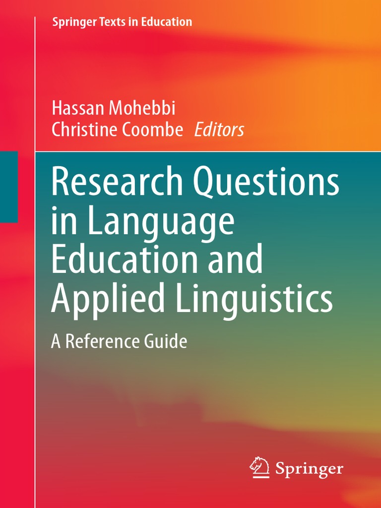 Research Questions in Language Education and Applied Linguistics PDF ... Research Questions in Language Education and Applied Linguistics PDF ...