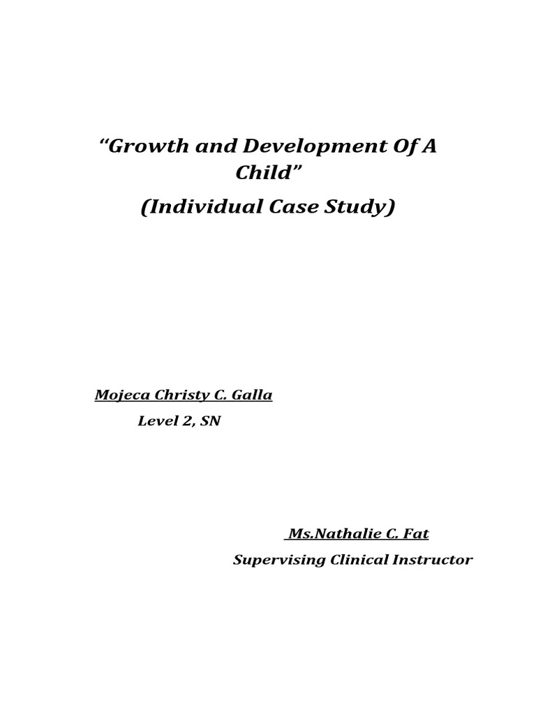 Ics Preschool | PDF | Child Development