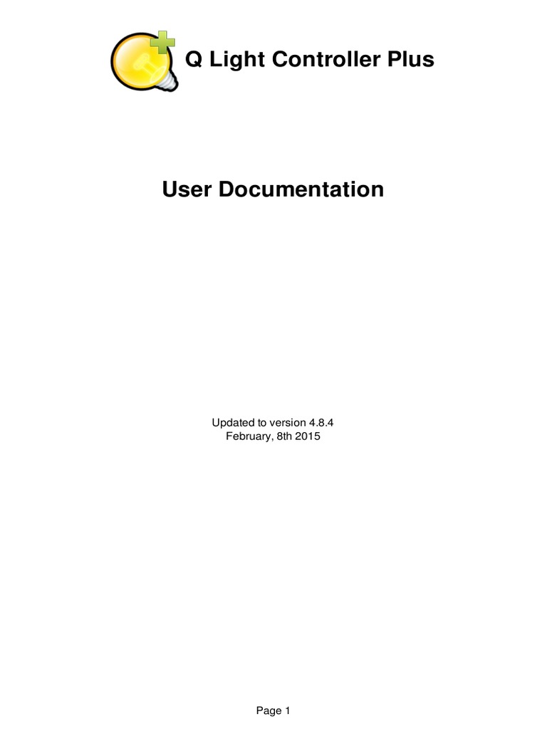 QLC+ Manual 4.8.4 PDF | PDF | Computer Science | Computer Engineering