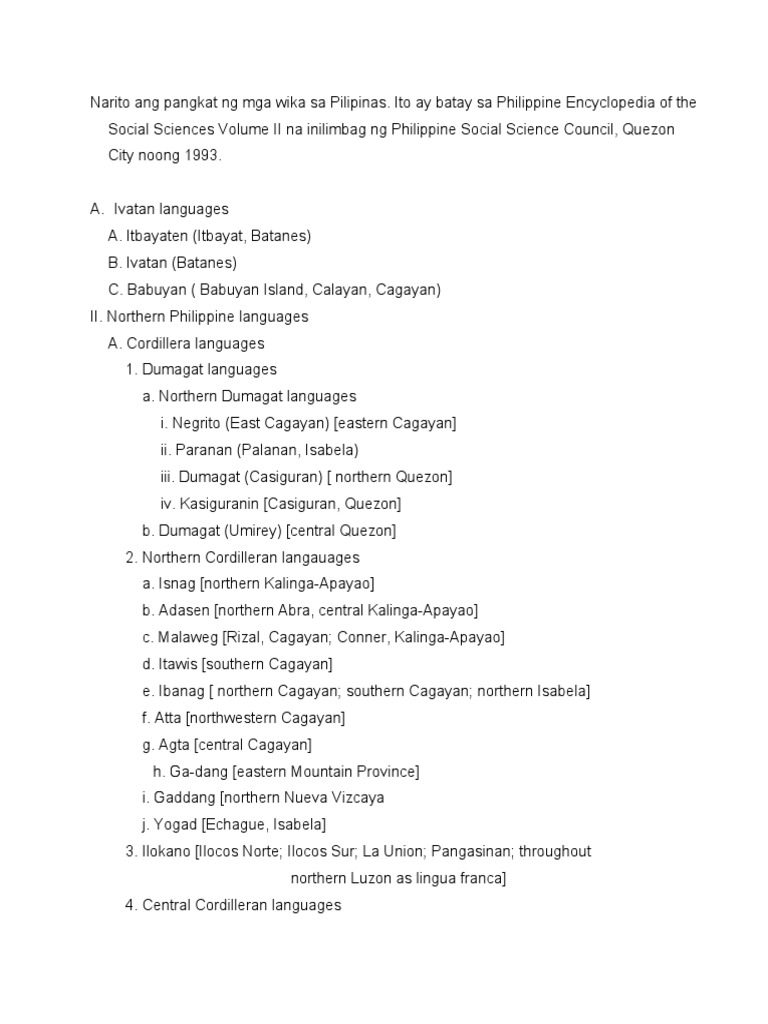 Narito Ang Pangkat NG Mga Wika Sa Pilipinas | PDF | Languages Of ... Narito Ang Pangkat NG Mga Wika Sa Pilipinas | PDF | Languages Of ...