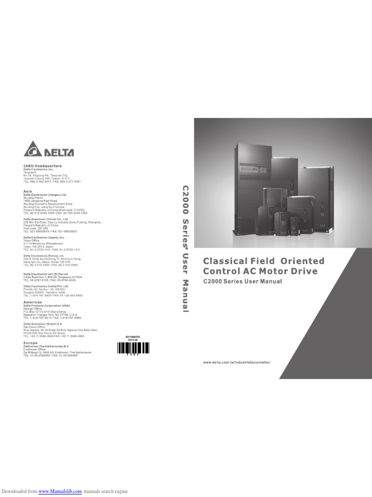 c2000 Series PDF | PDF | Electromagnetic Interference | Electric Motor