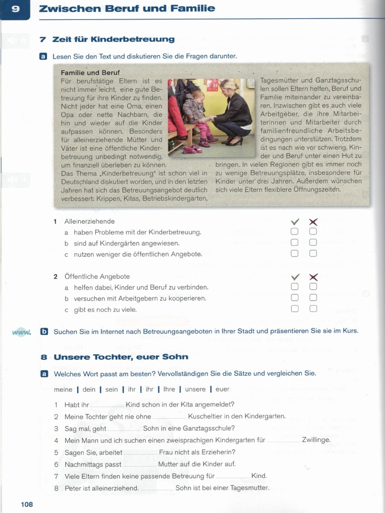 Unterrichtsvorlage Leseverstehen A2 | PDF