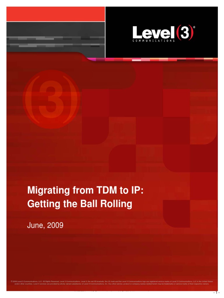 Migrating From TDM To Ip Getting The Ball Rolling | PDF | Voice Over Ip | Computer Network