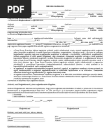 Adatközlő E104 /S041 Nyomtatványhoz | PDF