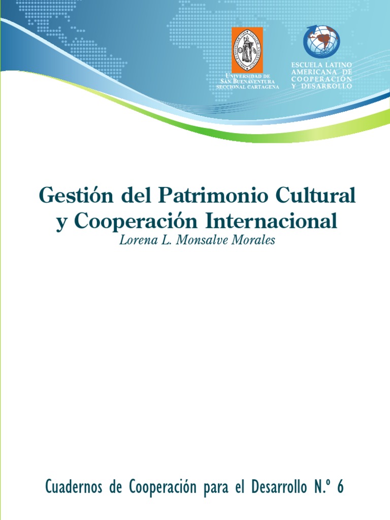 Gestion Del Patrimonio Cultural y Cooper | PDF | Patrimonio cultural | Bienes (Ley)