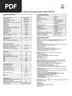 Diesel Generator Set Specification Sheet - 10KVA | PDF | Diesel Engine | Lubricant