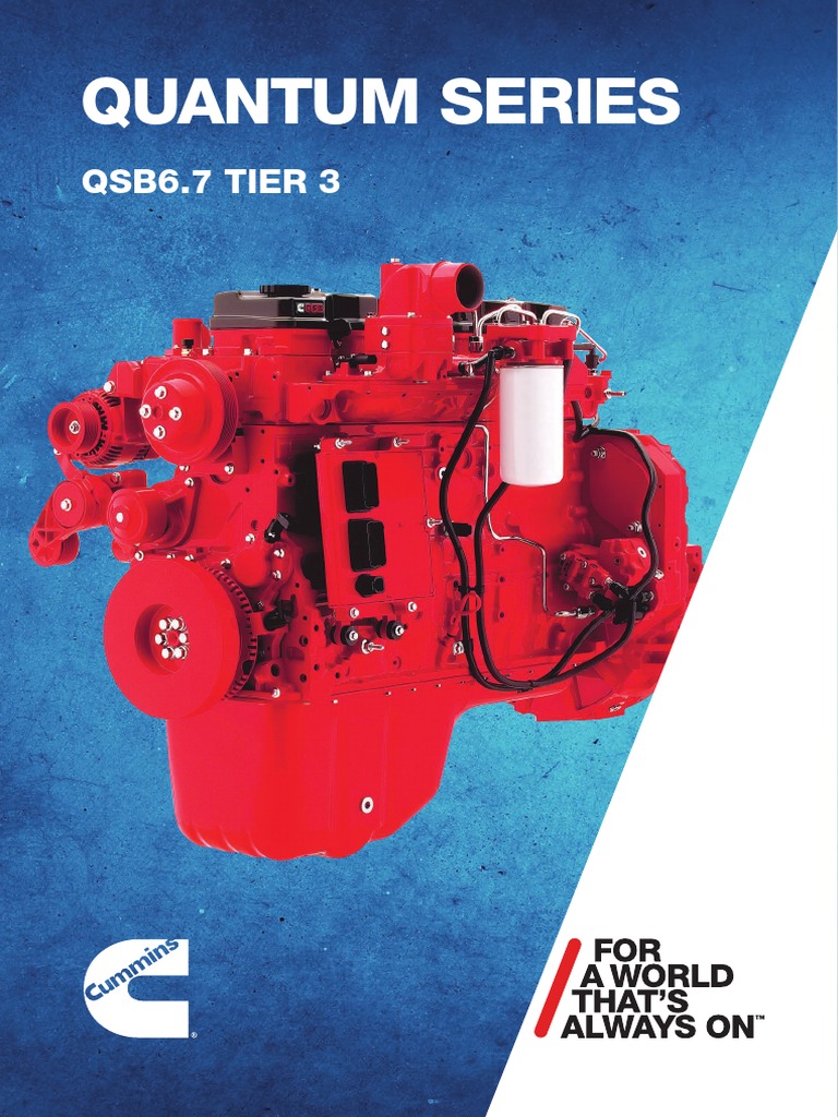 Quantum Series: Qsb6.7 Tier 3 | PDF | Engines | Cummins
