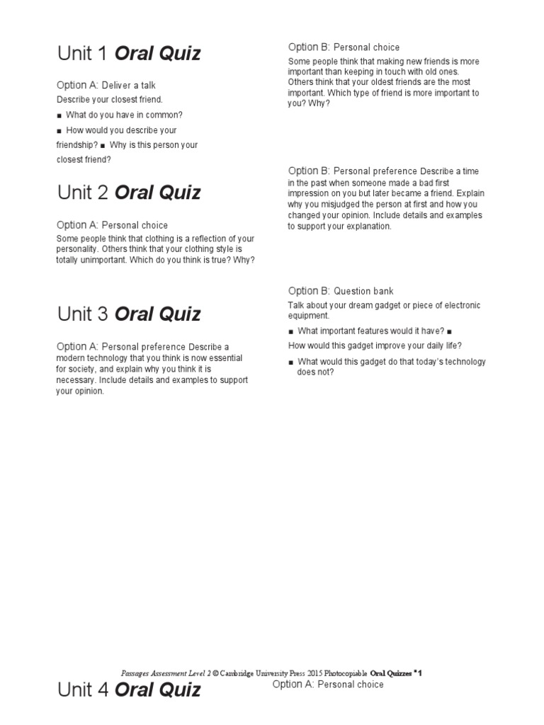 Pass 2 | PDF | Quiz | Cognition