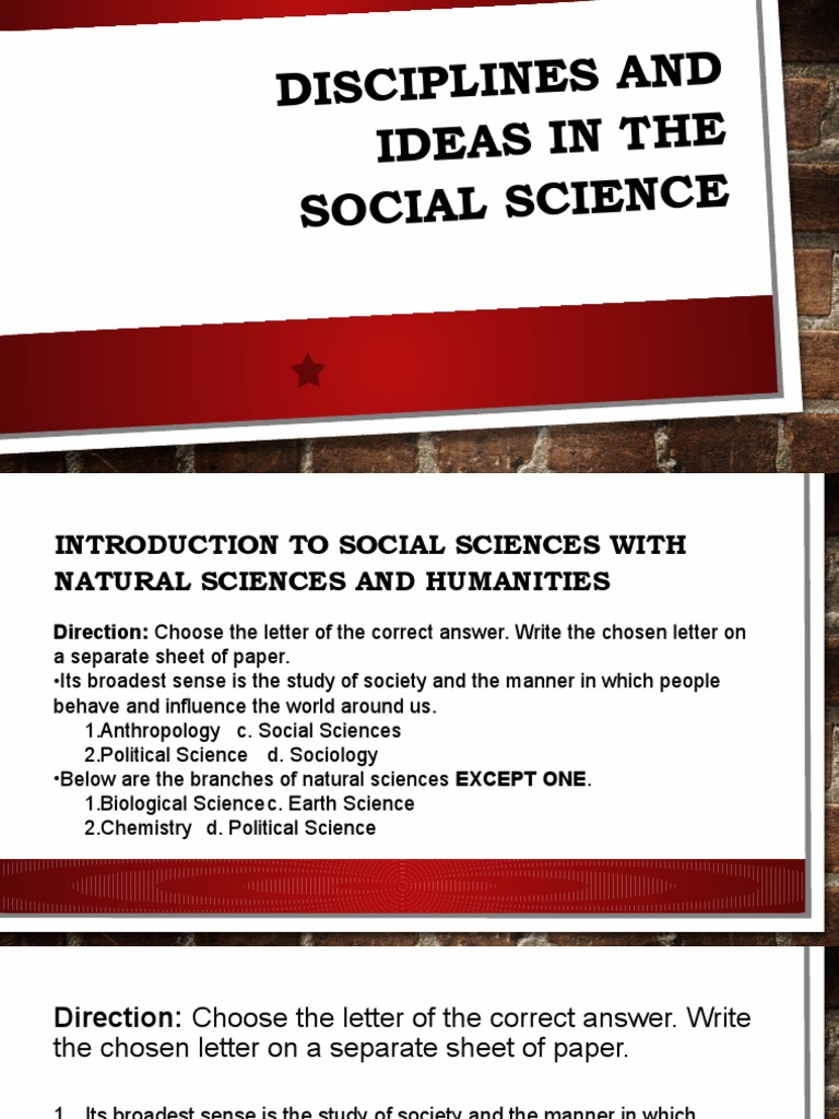 Introduction To Social Sciences With Natural Sciences | PDF | Science ...