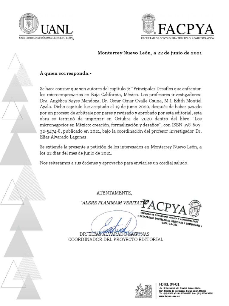 Carta ARBITRAJE CAPIT LIBRO PEARSON 2021 | PDF