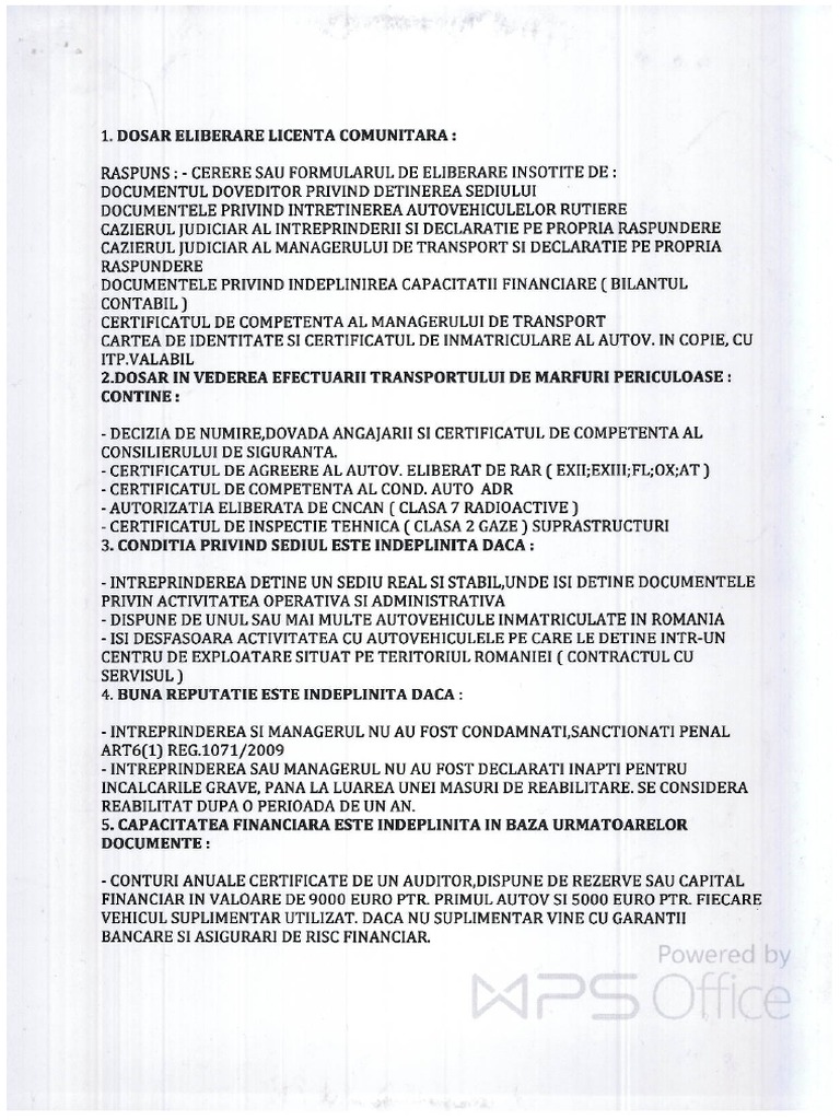 Curs Manager Transport | PDF