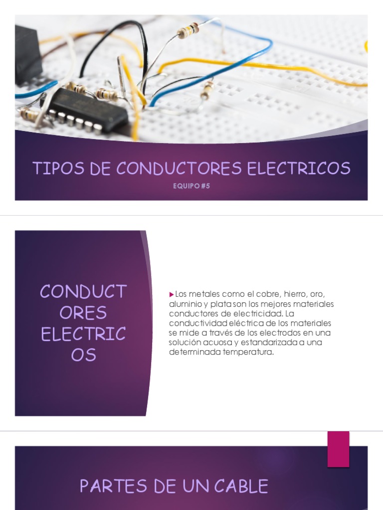 Tipos de Conductores Electricos 203 | PDF | Conductor electrico ...