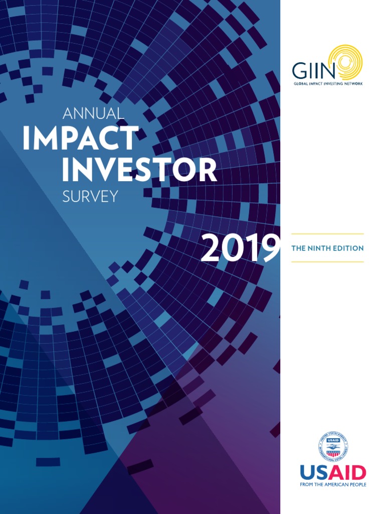 GIIN - 2019 Annual Impact Investor Survey - Webfile | PDF