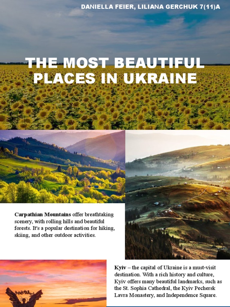 The Most Beautiful Places in Ukraine | PDF