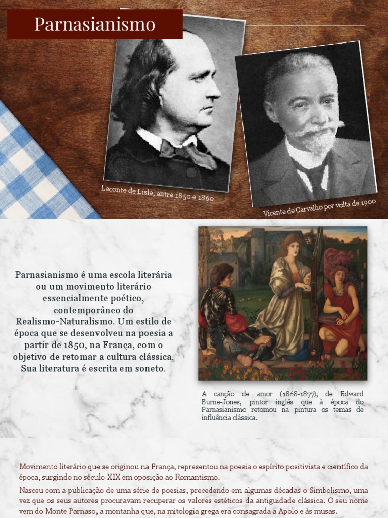 O Parnasianismo: Origem, Características e Influência na Poesia ...