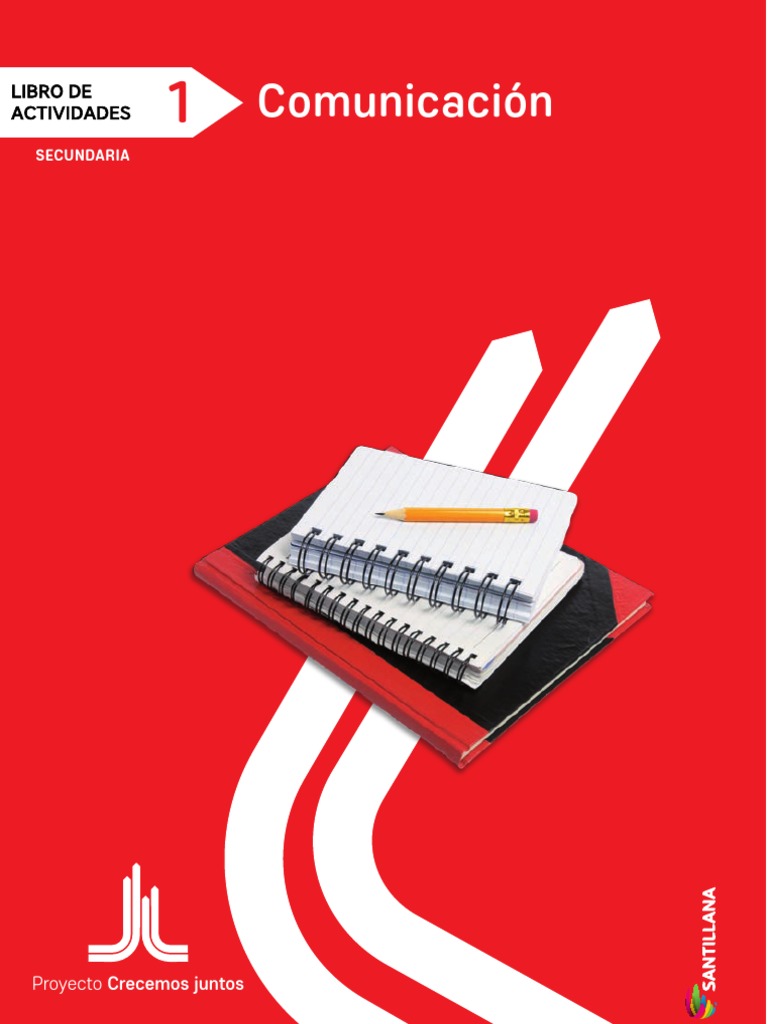 COMU. 1° - LIBRO ACT. 2 - Santillana | PDF | Póster | Adjetivo