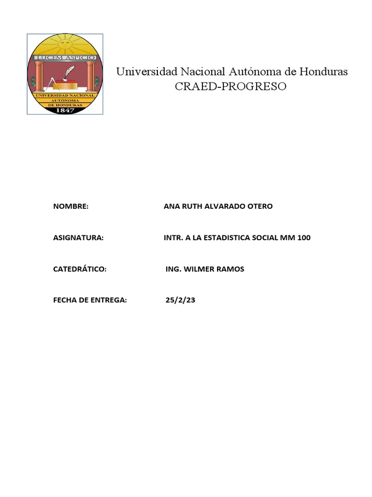 cuadro estadistico informe.docx | PDF