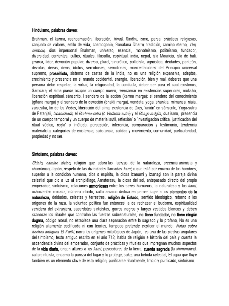 Glosario | PDF | sintoísmo | Creencia religiosa y doctrina