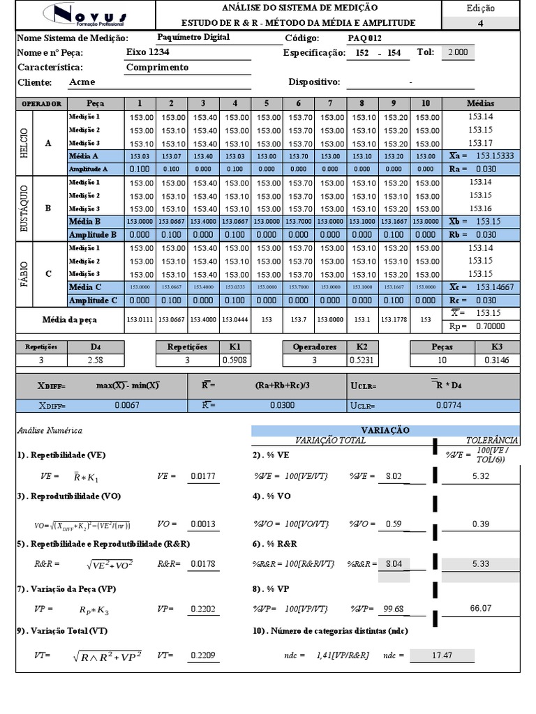 Planilha Estudo de R R | PDF
