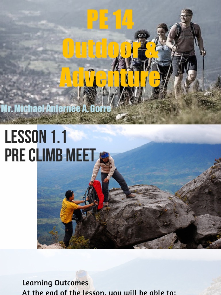 Lesson 1.1 Pre Climb Meet 2 | PDF