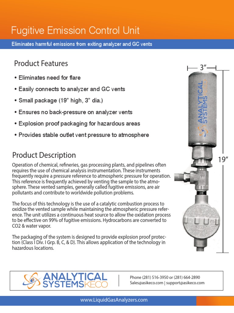 Fugitive Emission Control Unit | PDF | Materials | Nature