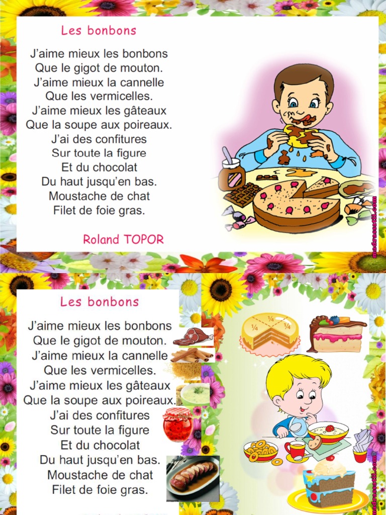 Poeme-4-eme-les-bonbons-6-modeles-madrassatii.com_ | PDF
