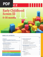 Brigance Screens III 3-5 Years Introduction PDF | PDF