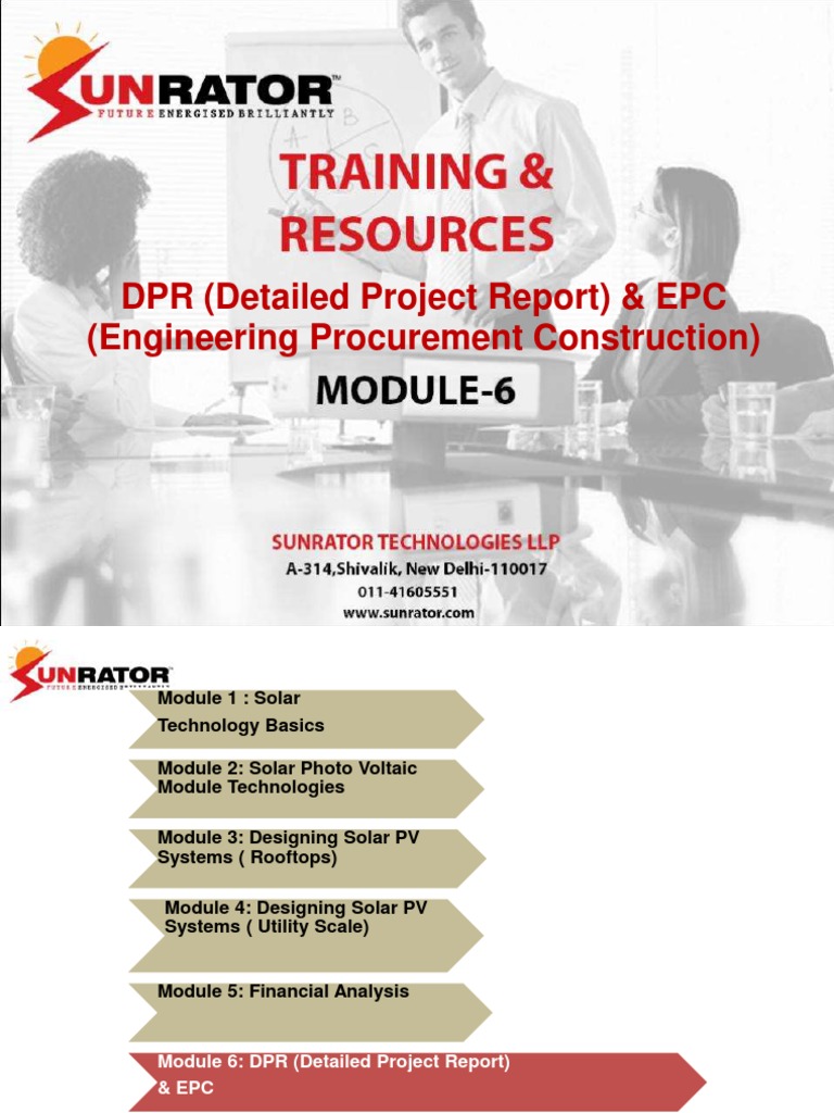Module6-Detailed Project Report and EPC | PDF | Photovoltaics ...