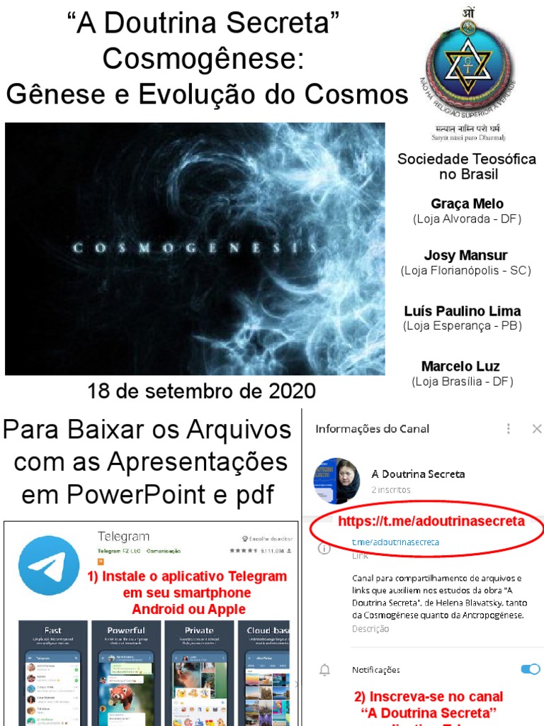 Cosmogênese Parte 2 Conceitos Fundamentais de "A Doutrina Secreta ...