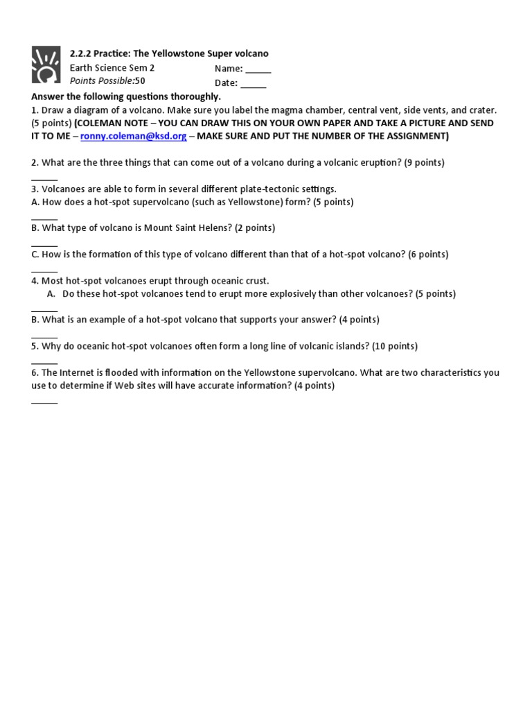 Earth Sci 2 - Prac 2.2.2 | PDF