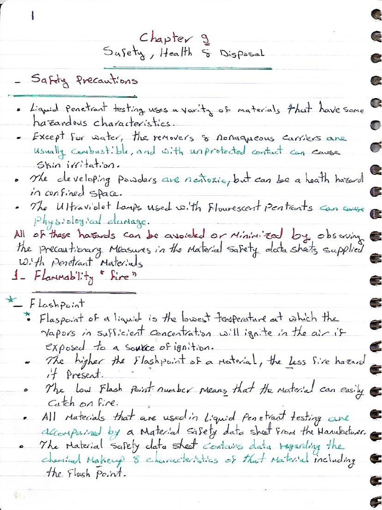 ASNT Liquid Penetrant Testing (PT) Level III Notes | PDF