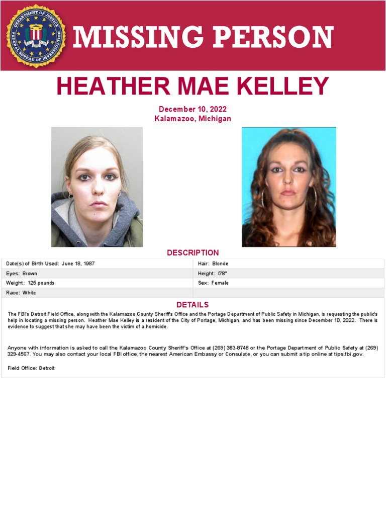 Kelly Missing Person Poster | PDF