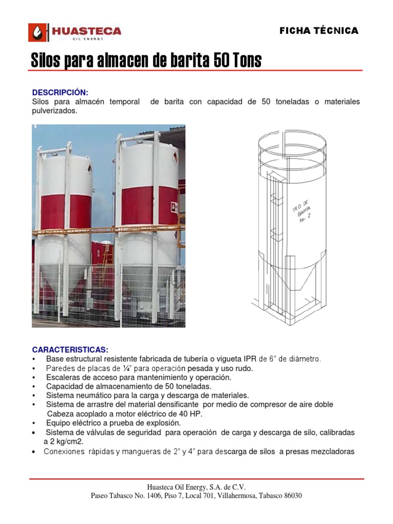 Ficha Técnica Silo | PDF