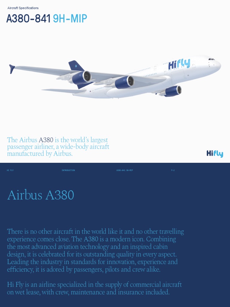 HiFly A380-841 | PDF | Aviation | Aircraft