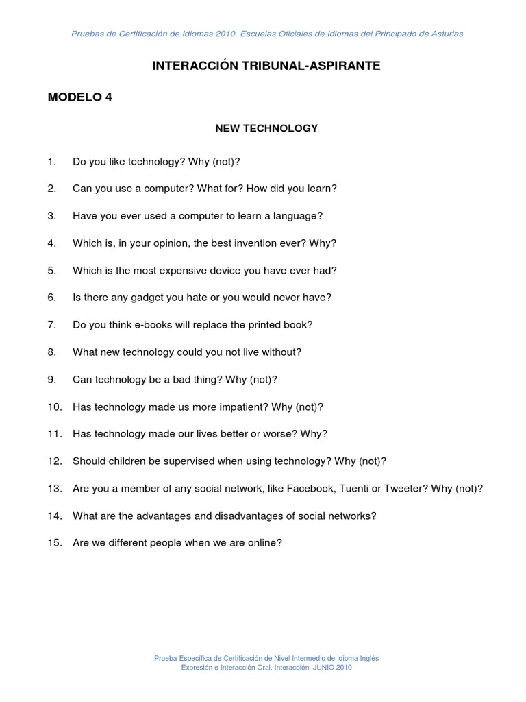 Monologo - New Technology PDF | PDF