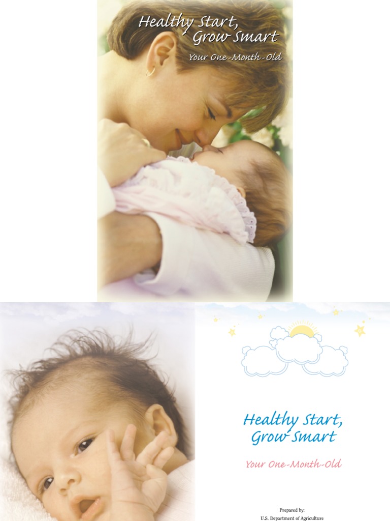 Healthy Start, Grow Smart Series - 01 - One Month | PDF | Breastfeeding ...