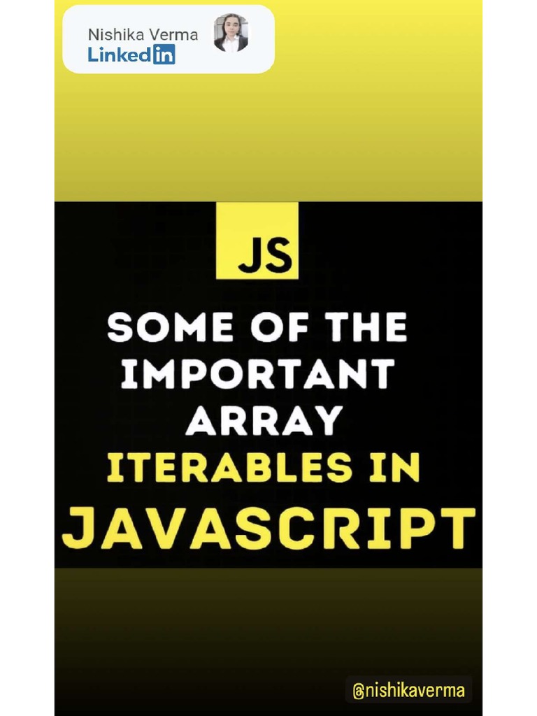 Array Iterables In Javascript Pdf 2198