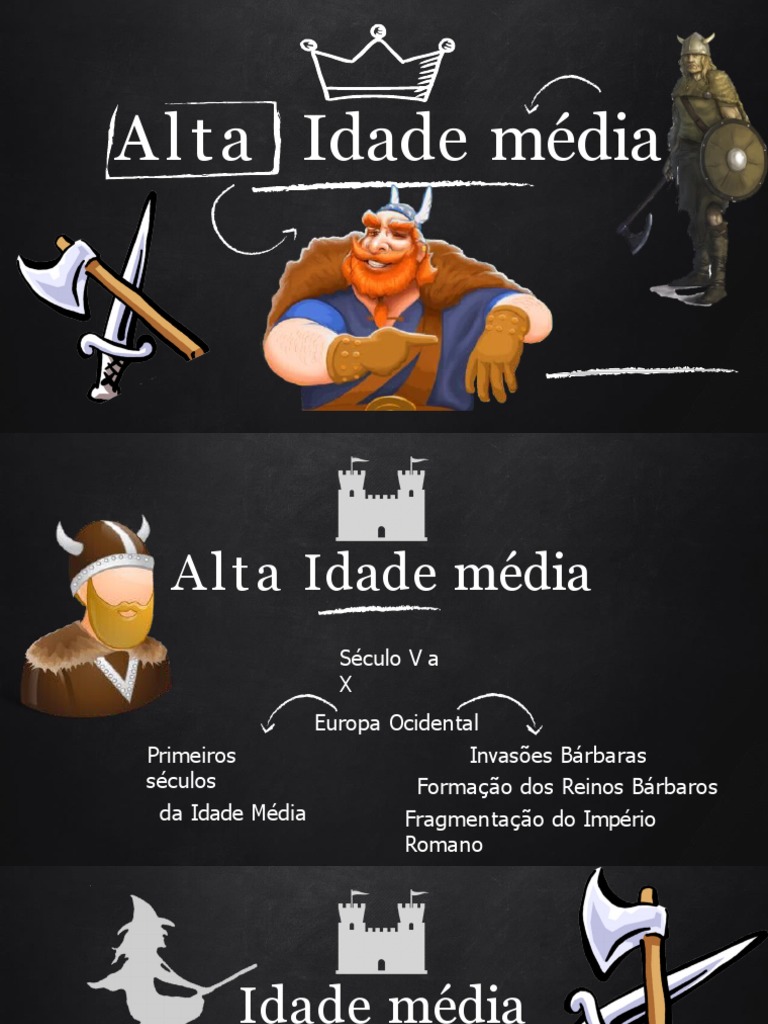 Alta Idade Média Slides | PDF | Idade Média | Europa