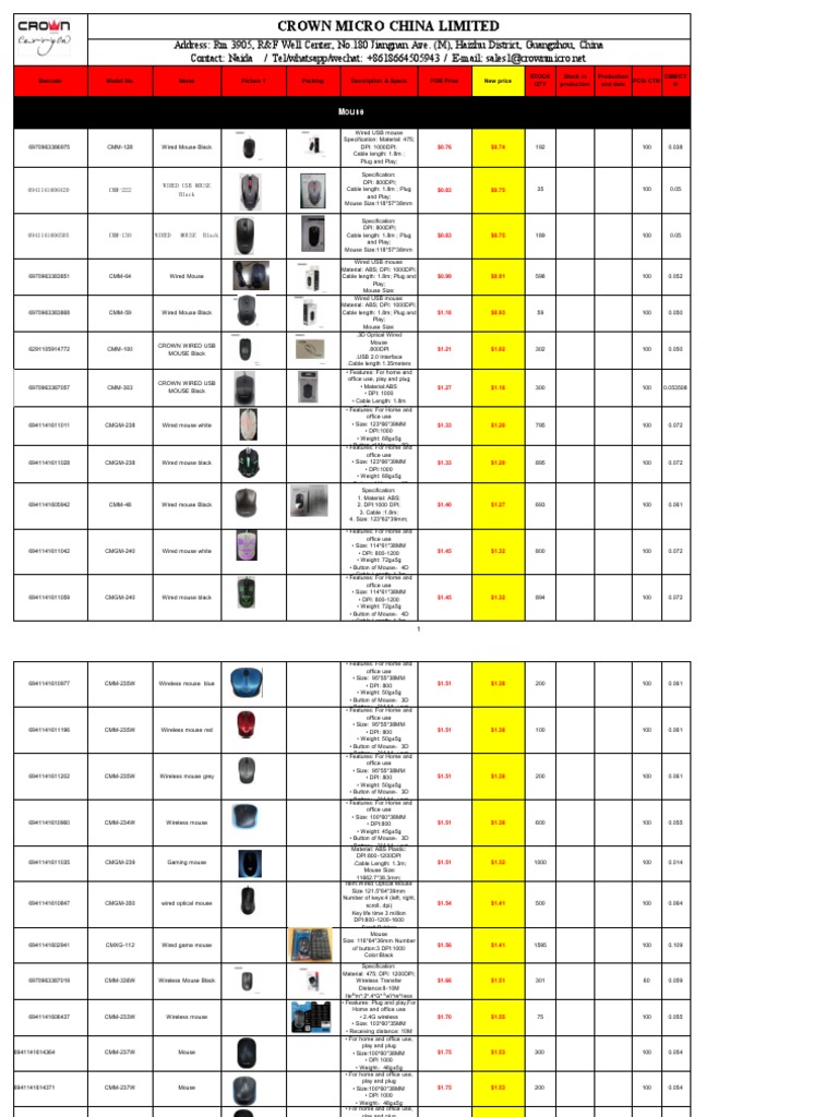 Crown Micro | Download Free PDF | Computer Keyboard | Wireless