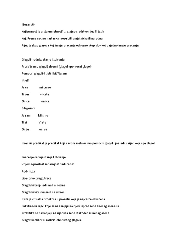 Bosanski | PDF