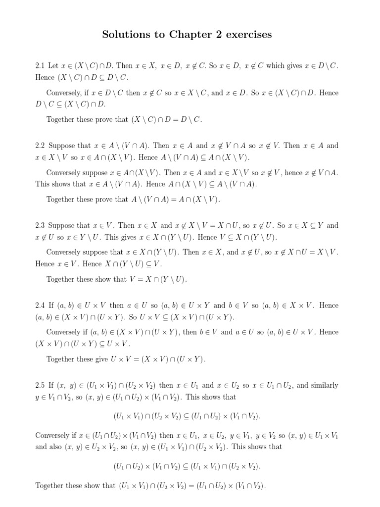 Solution Manual Introduction To Metric and Topological Spaces 2nd ...